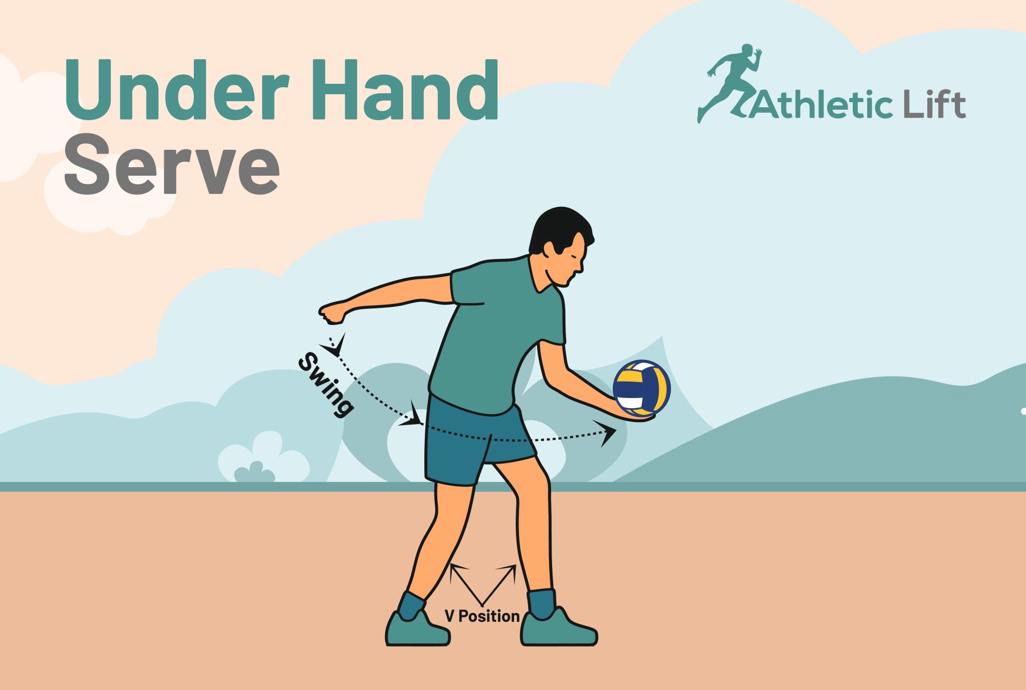 How to Teach Volleyball Serve | AthleticLift